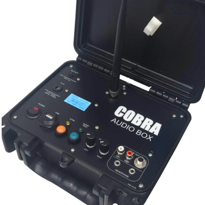 Cobra Audio Box | Wireless Audio Output Device at Elite Fireworks