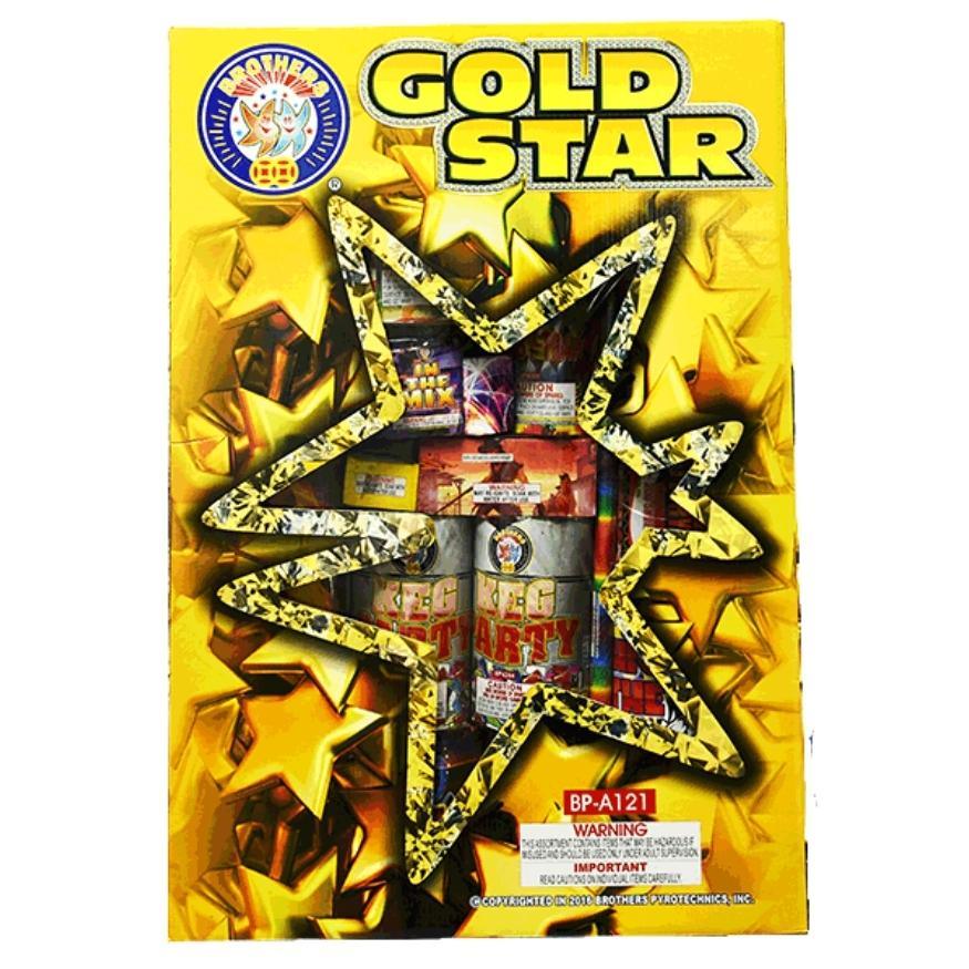 Gold Star | Aerial & Ground Mix Variety Assortment at Elite Fireworks