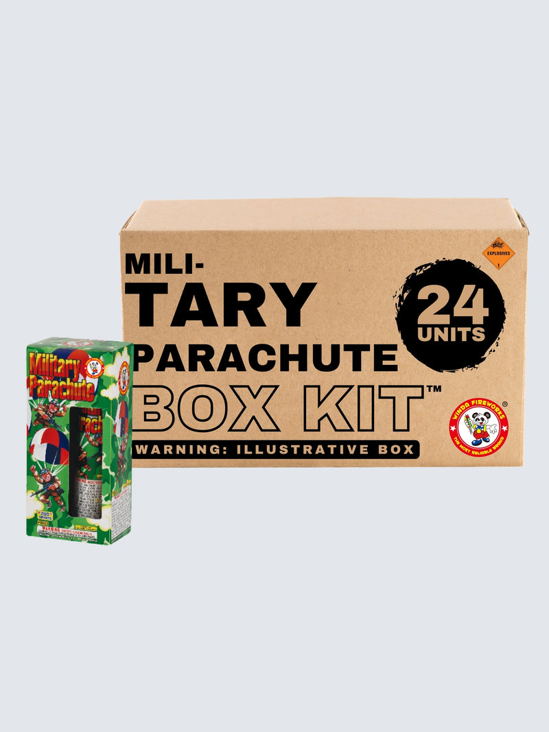 Military Parachute | Aerial Daytime Parachute at Elite Fireworks