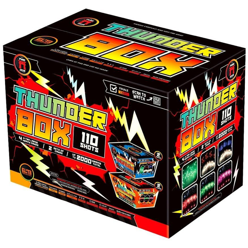 Thunder Box™ | 110 Shot Aerial Repeater Set at Elite Fireworks